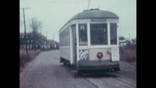 GG30885 "THE TROLLEY CARS OF THE CONNECTICUT CO." 1940s NEW HAVEN AREA ...